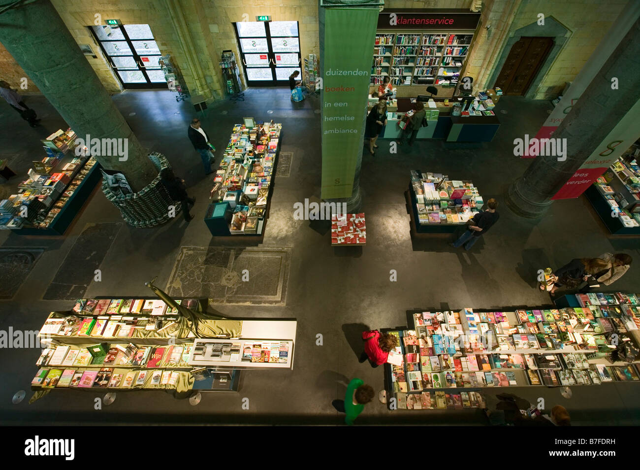 bookstore in former church Maastricht Netherlands Europe Stock Photo ...