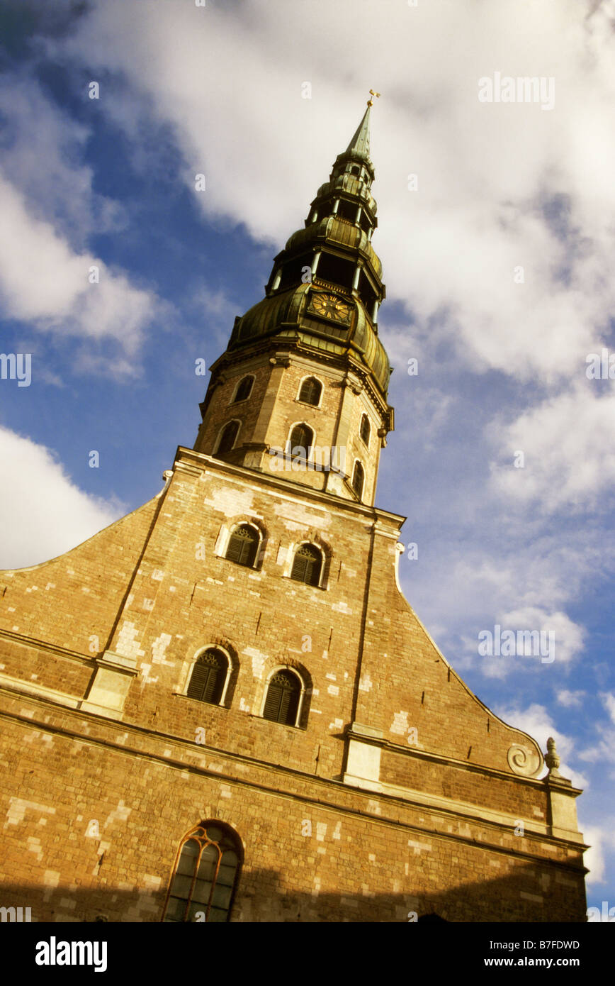 Riga st peters church tower hi-res stock photography and images - Alamy