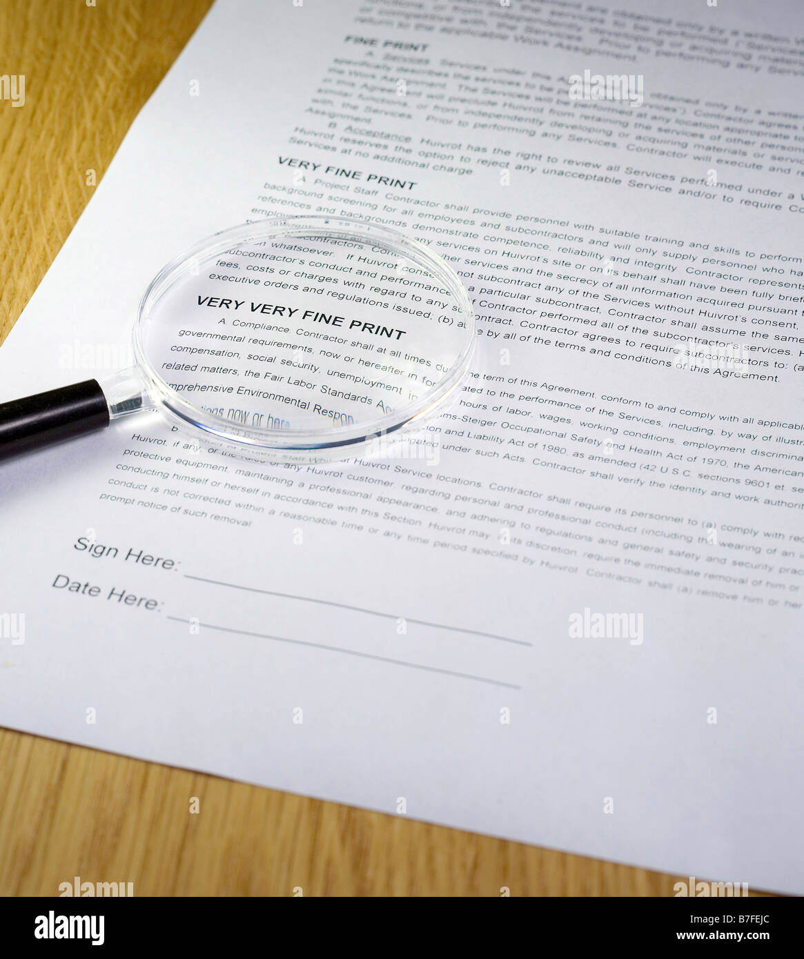 Very very fine print Stock Photo - Alamy