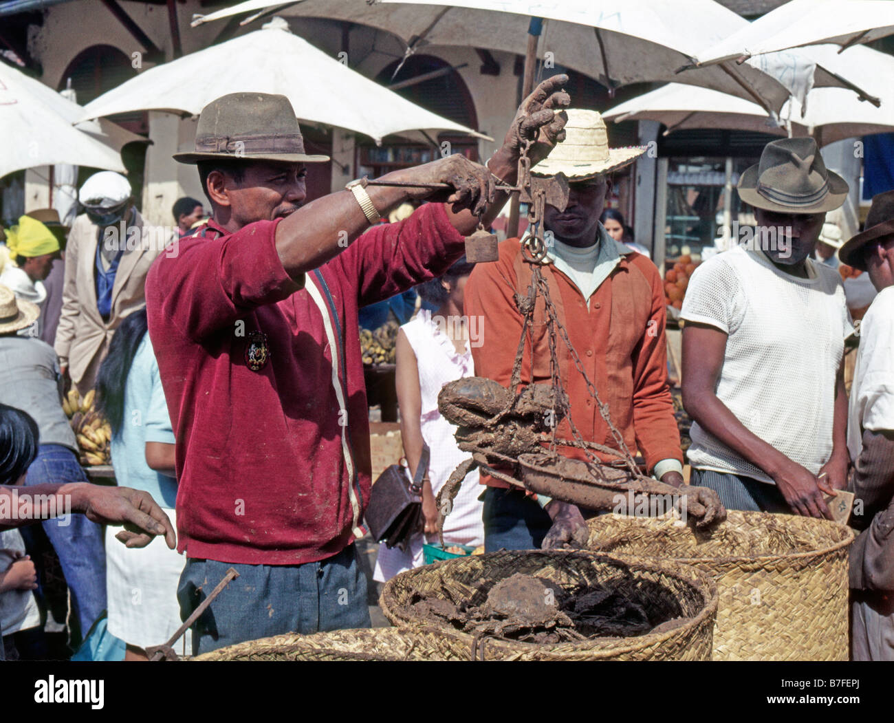 madagascar Madagaskar africa market in antananarivo city marche ...