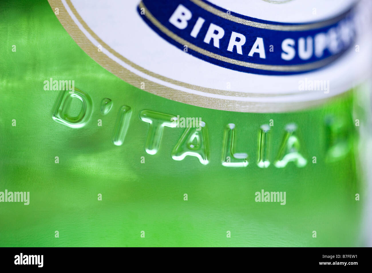 ice cold Peroni beer in a bottle Stock Photo - Alamy