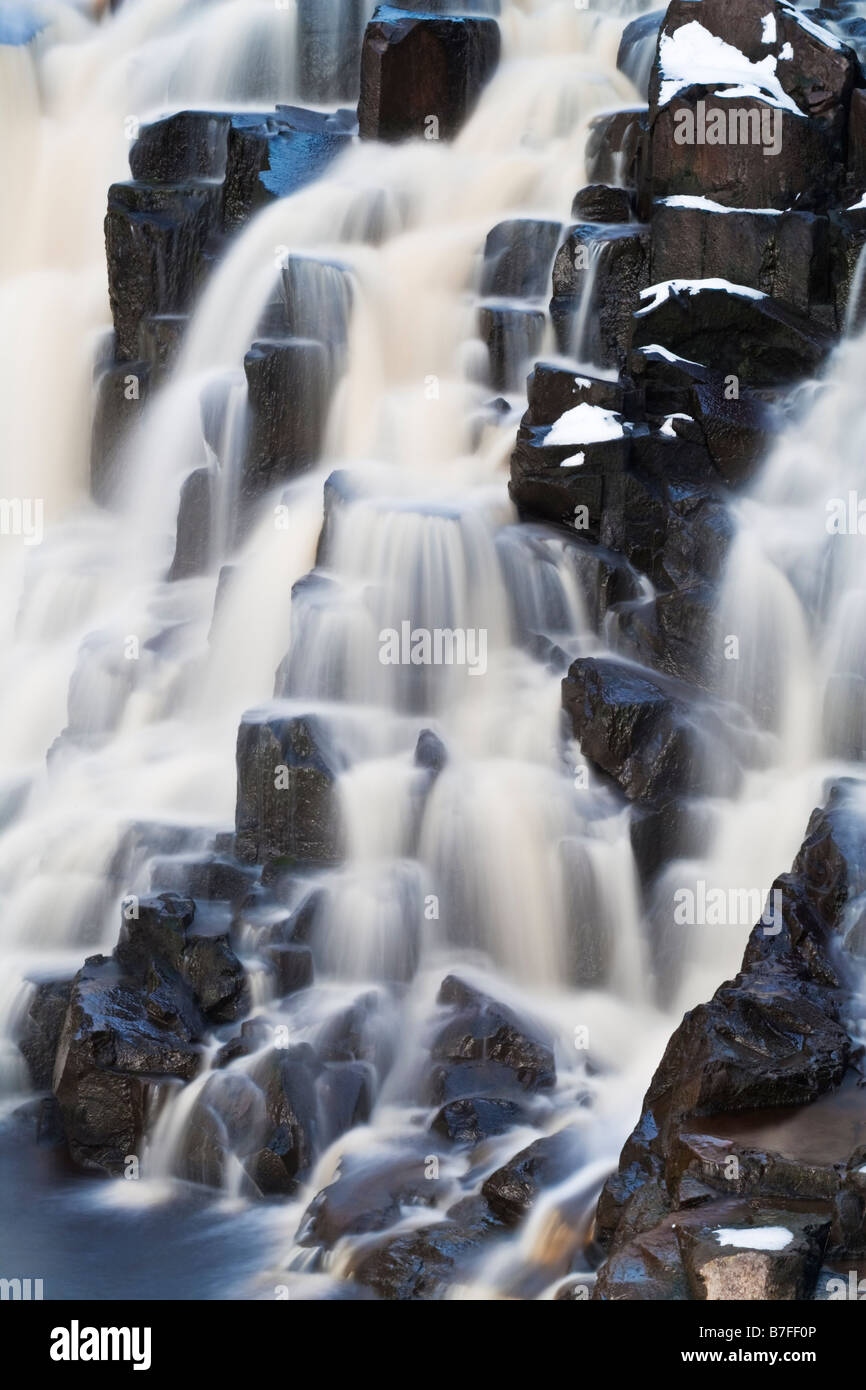 Cauldron Snout Waterfall in the Tees Valley near Cow Green Reservoir ...