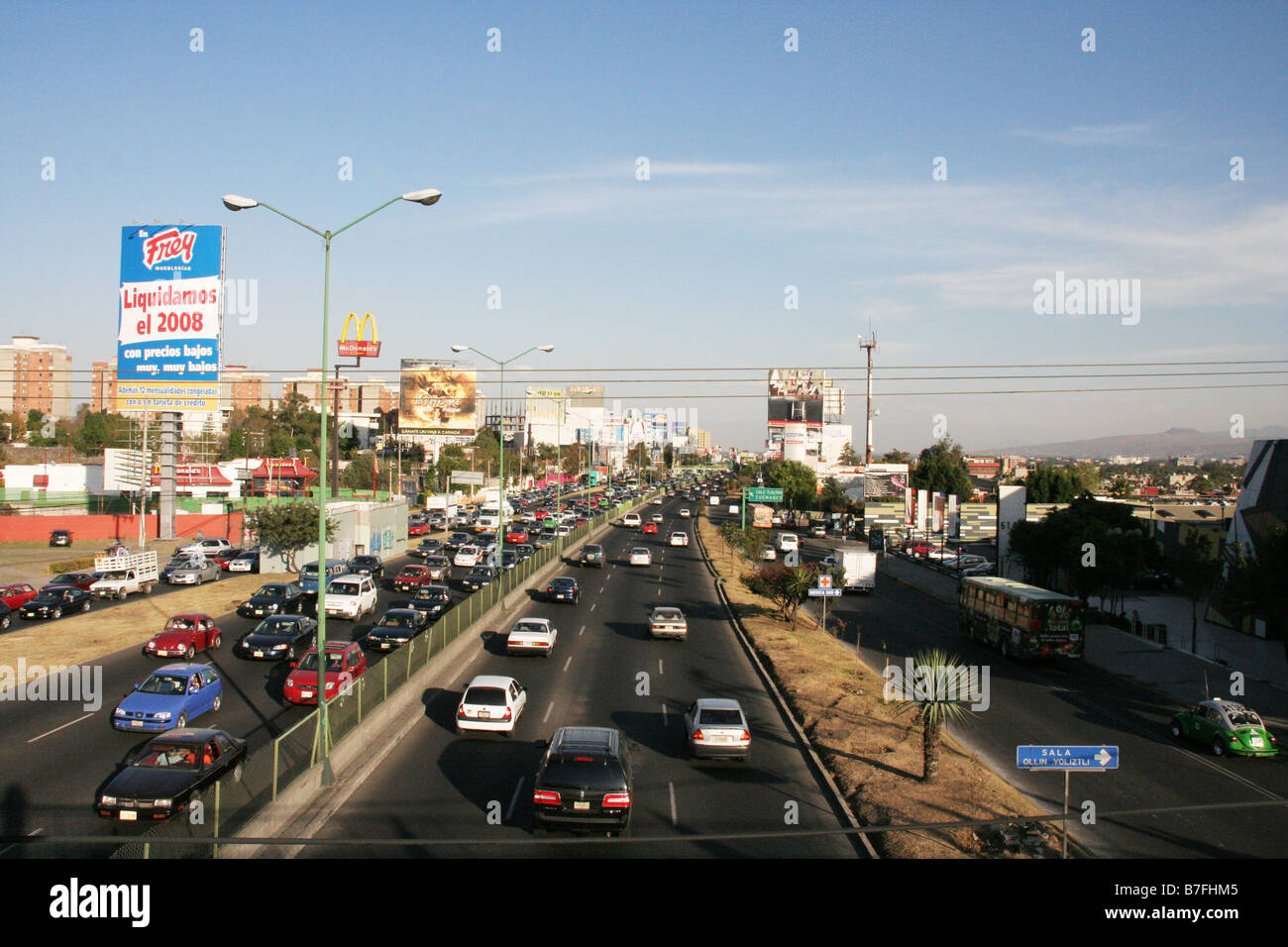 Mexico city Periferico Stock Photo - Alamy