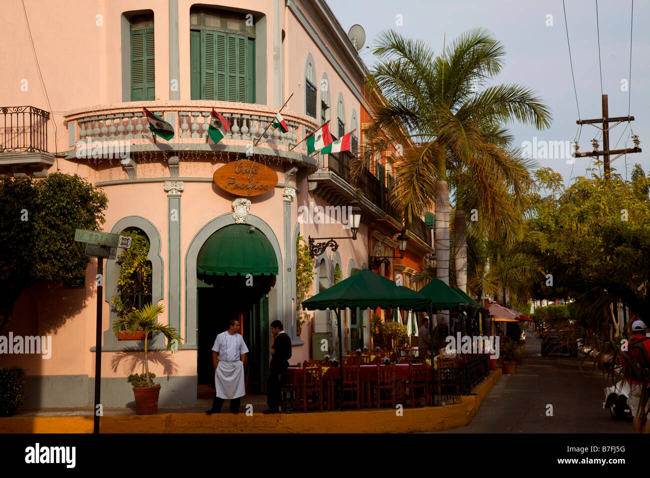 Cafe Pacifico Old Town Mazatlan Sinaloa Mexico Stock Photo - Alamy