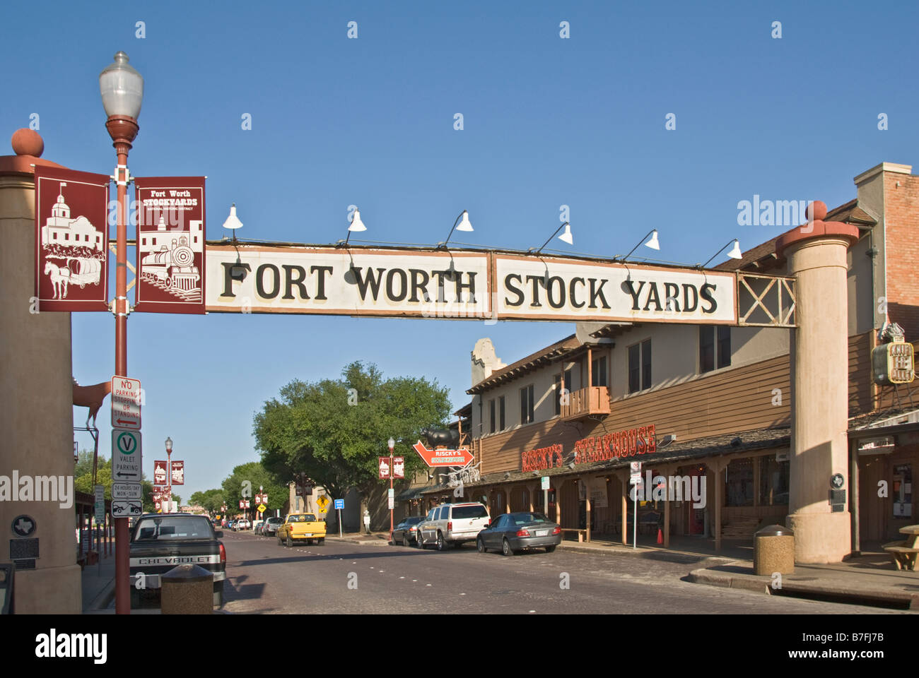 Texas Fort Worth Stockyards National Historic District Exchange Avenue ...