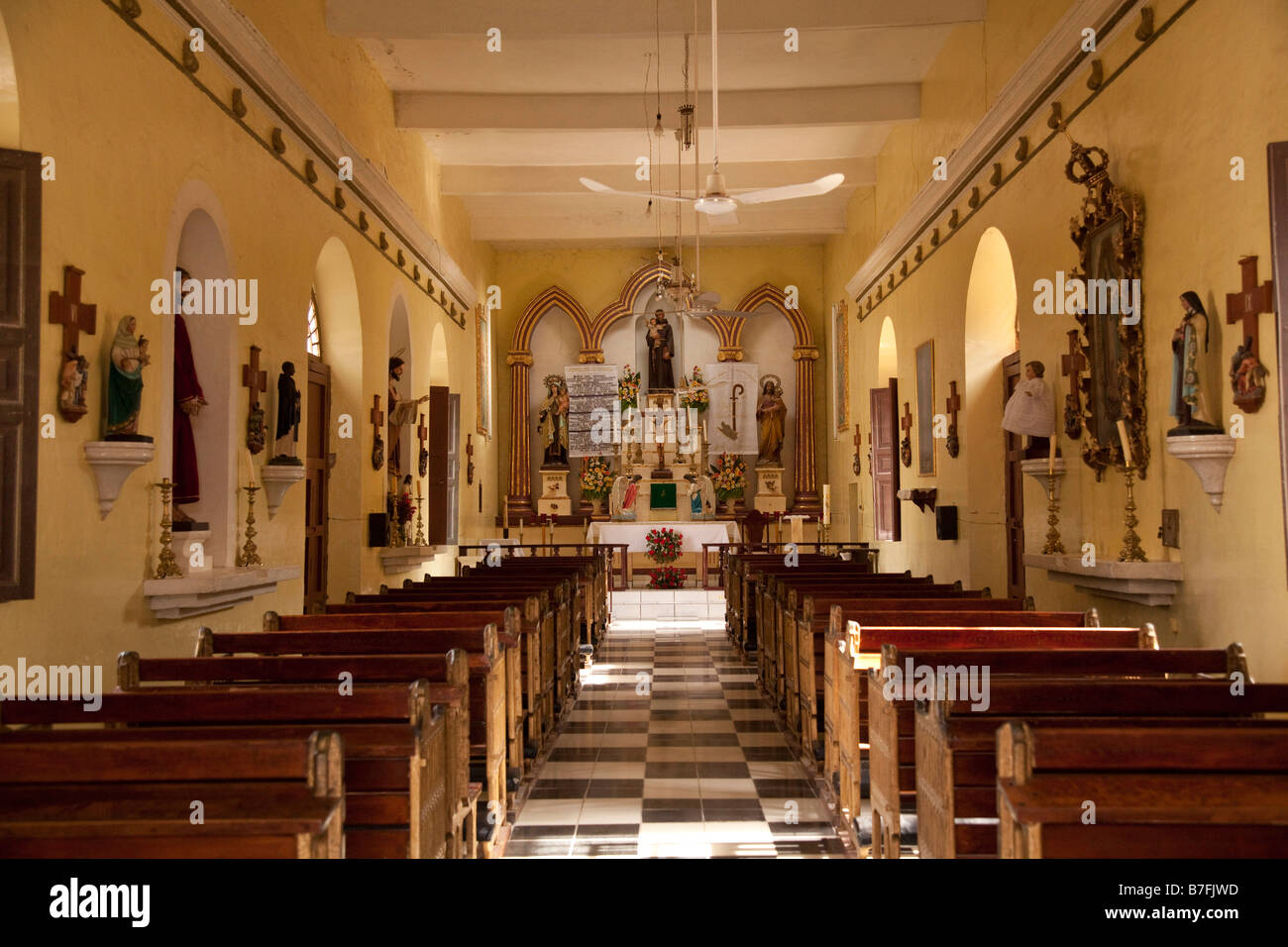 Catholic church La Noria Village Near Mazatlan Sinaloa Mexico Stock ...