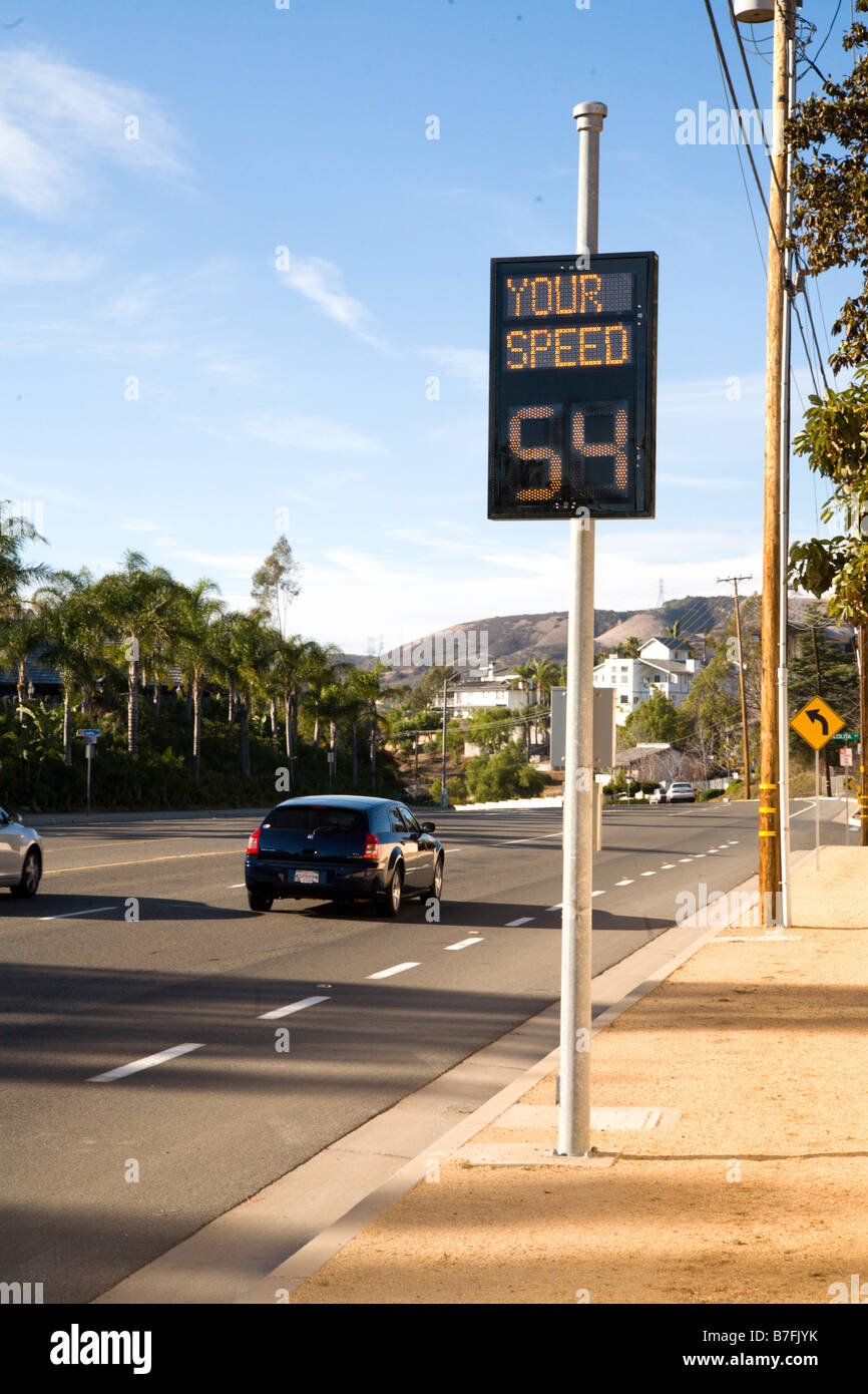 Radar speed sign hi-res stock photography and images - Alamy
