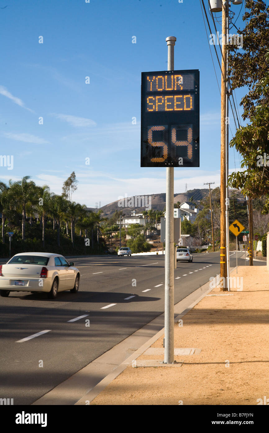 Radar speed sign hi-res stock photography and images - Alamy