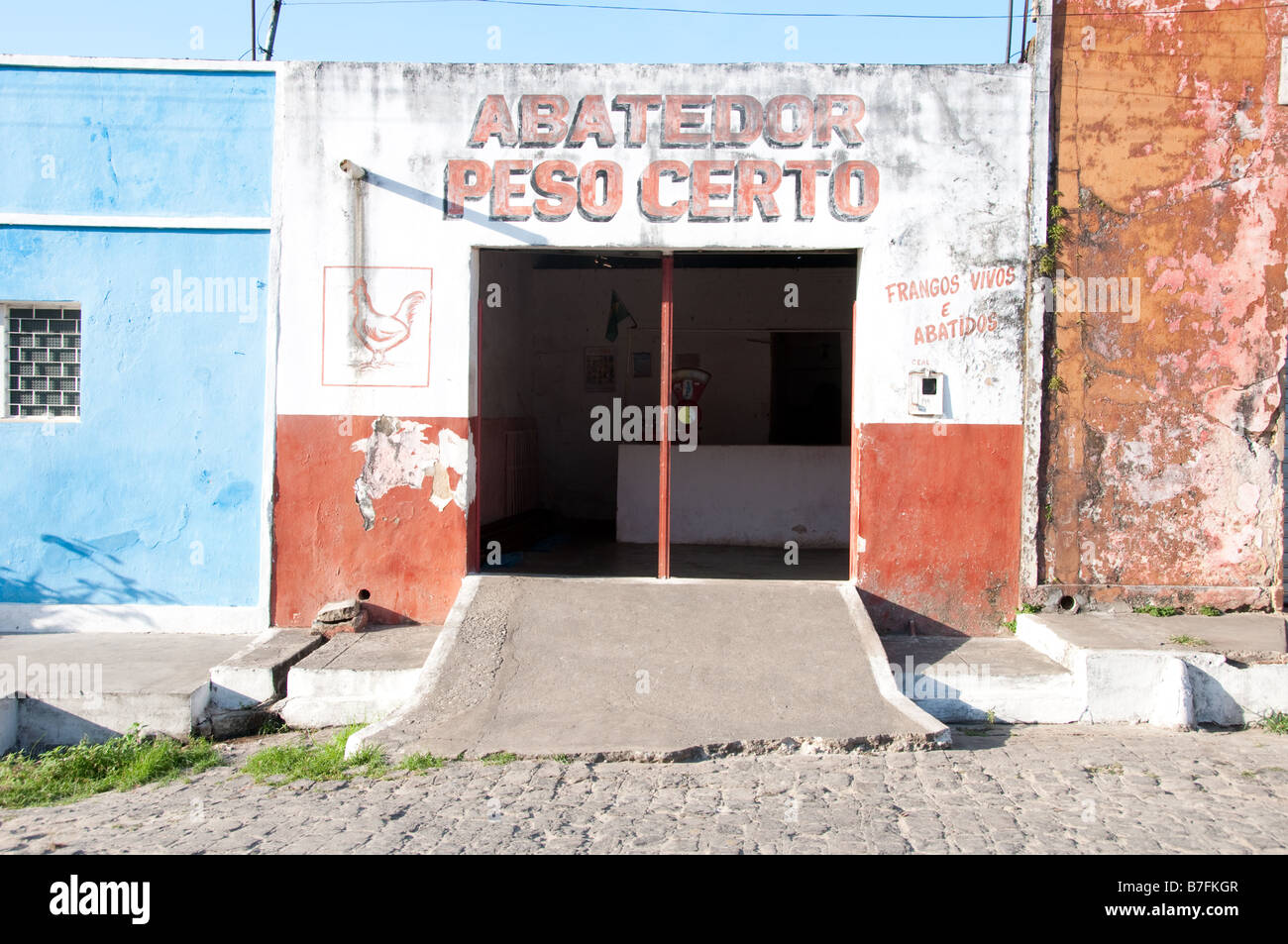 A butcher shop Penedo is an old colonial port town near the mouth of ...