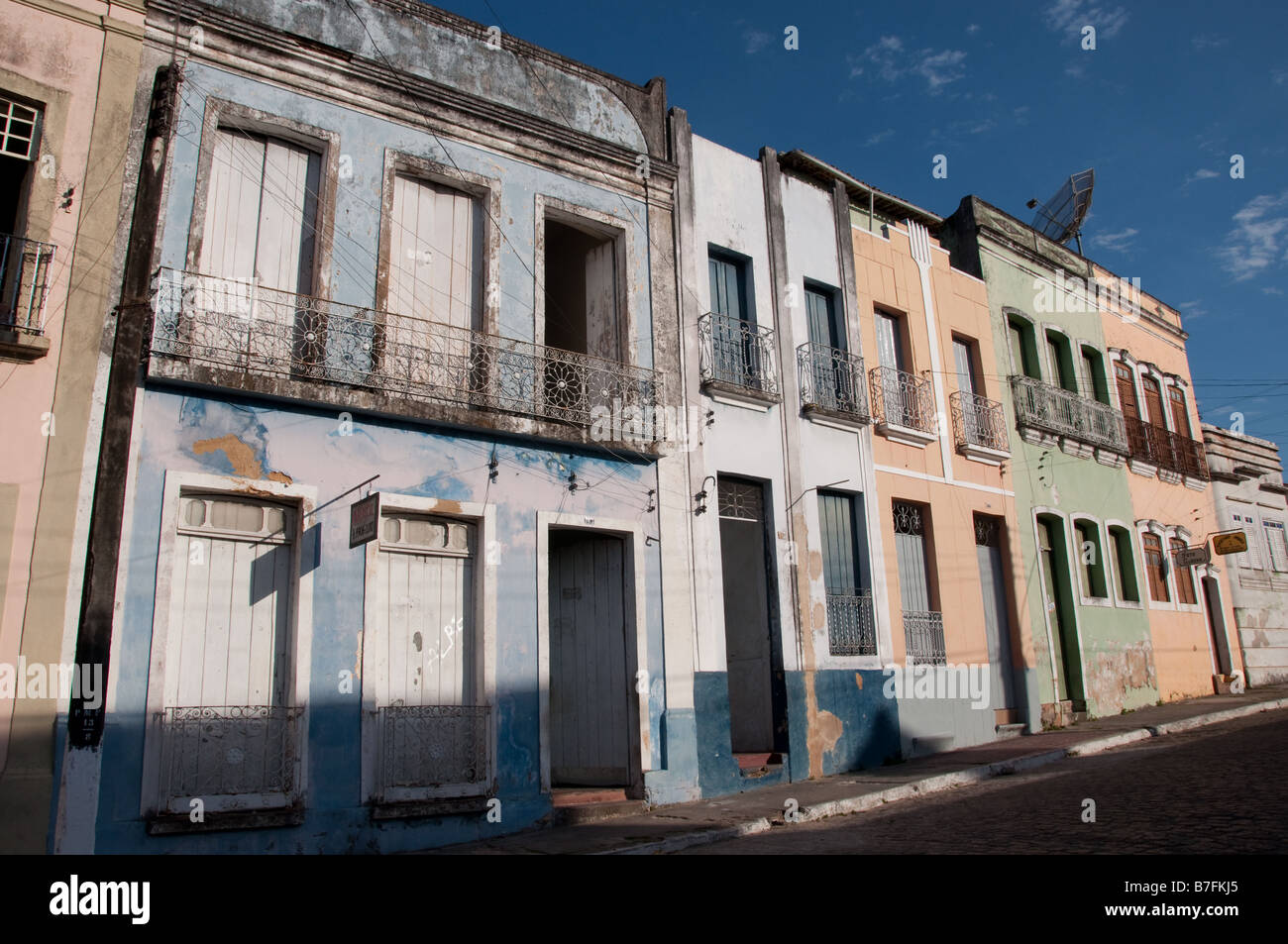 Old colonial houses Penedo is an old colonial port town near the mouth ...