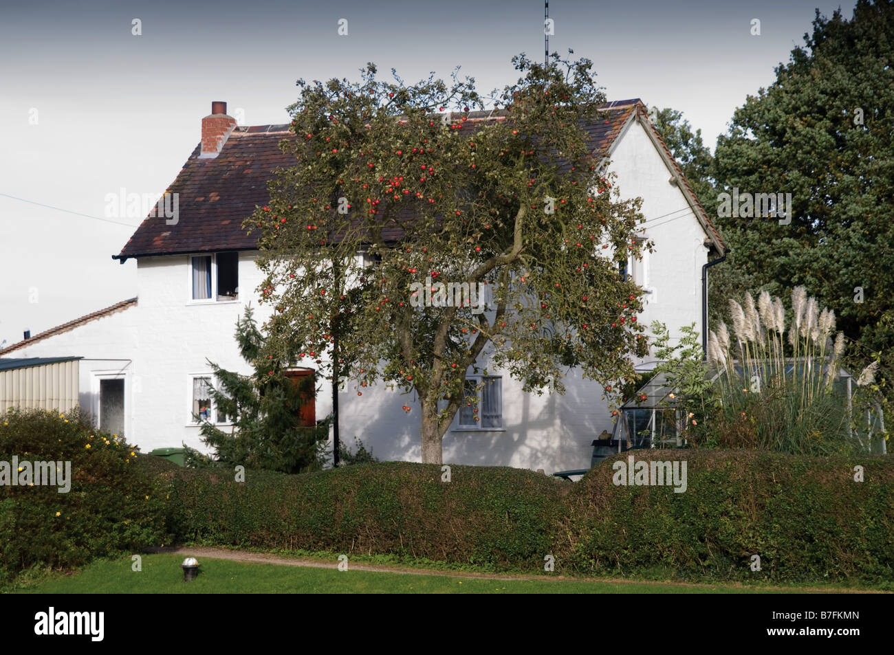 detached house exterior view Stock Photo - Alamy