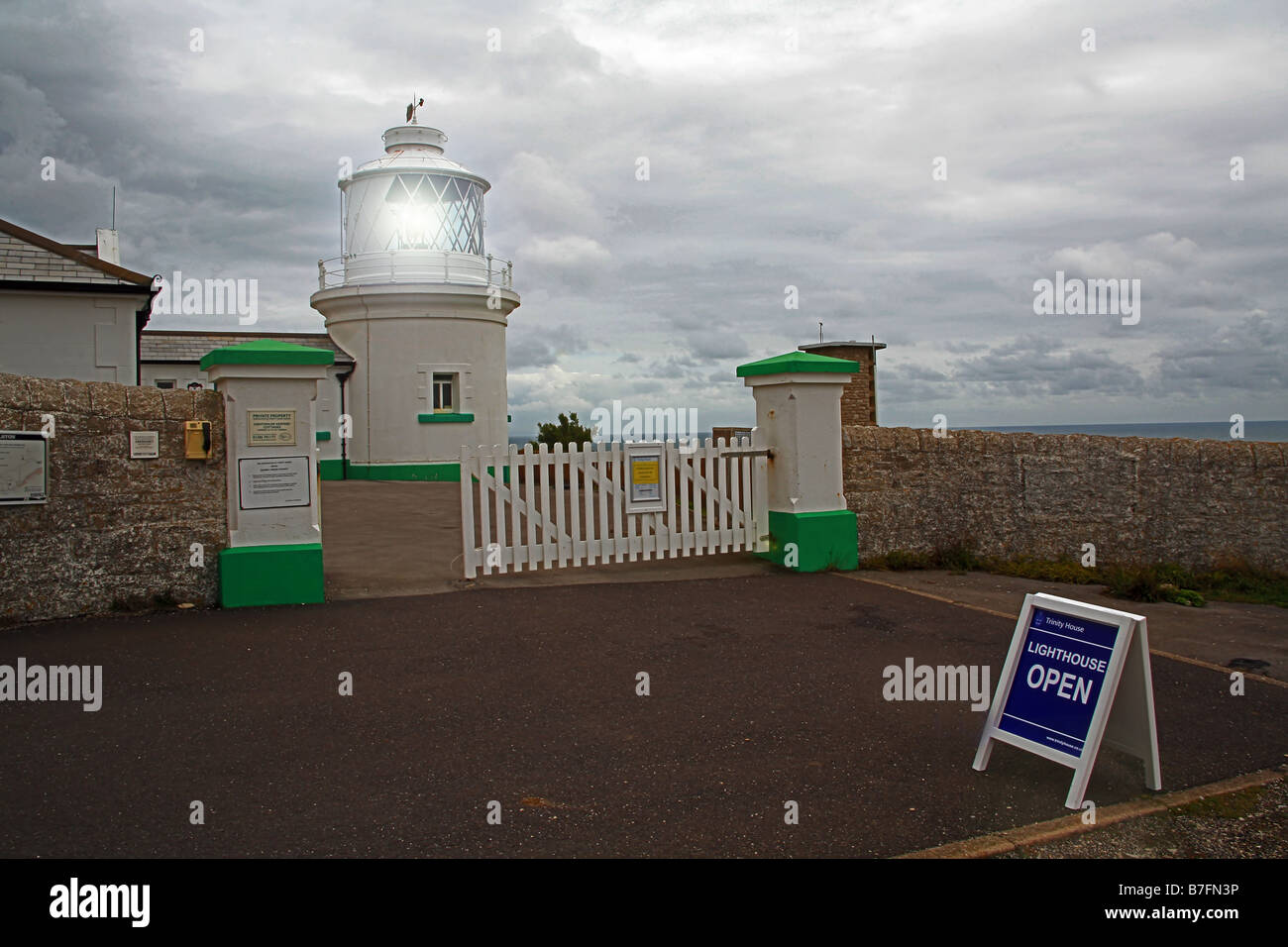 Anvil Point lighthouse near Swanage Dorset England UK Stock Photo - Alamy