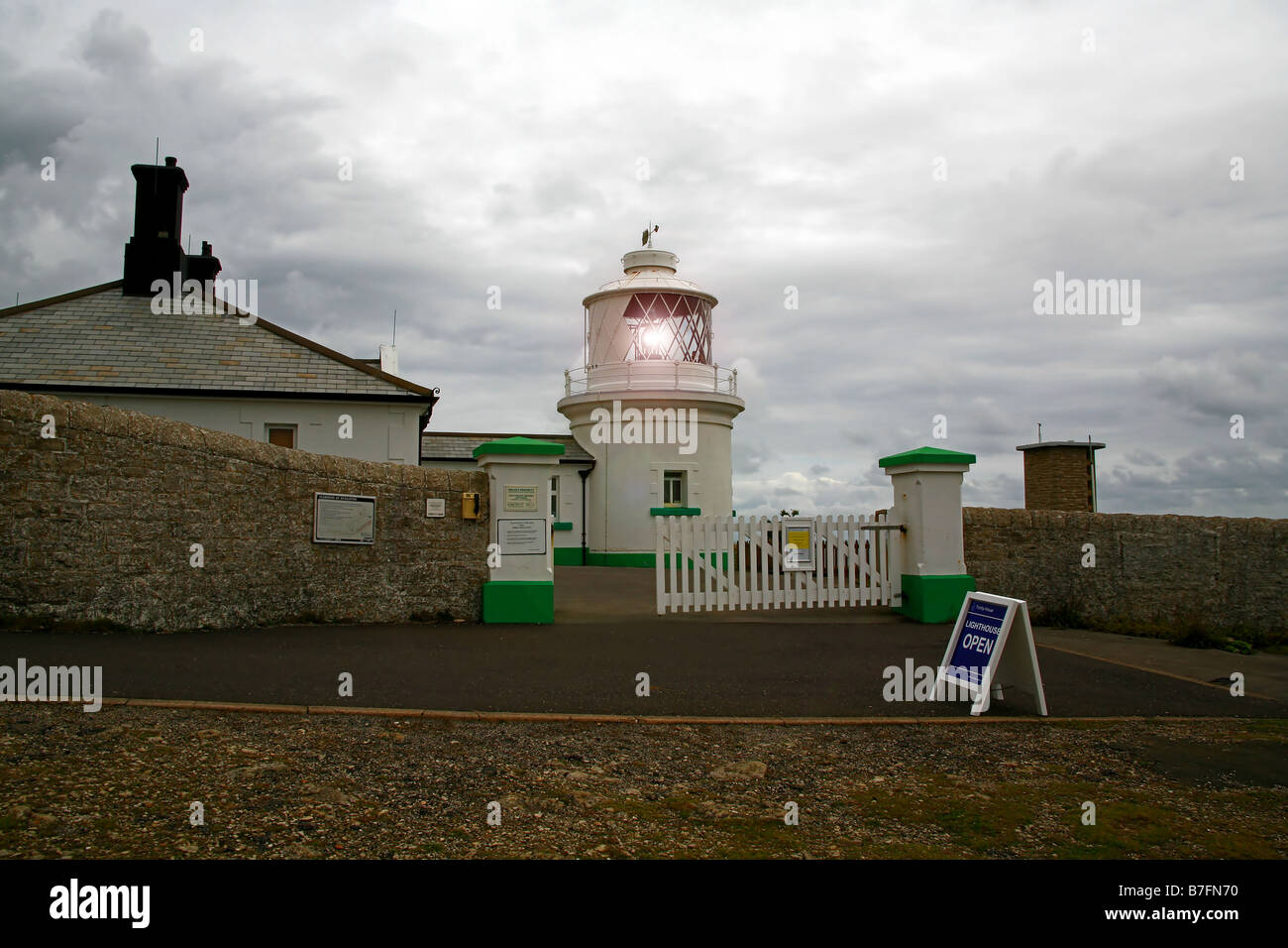 Anvil Point lighthouse near Swanage Dorset England UK Stock Photo - Alamy