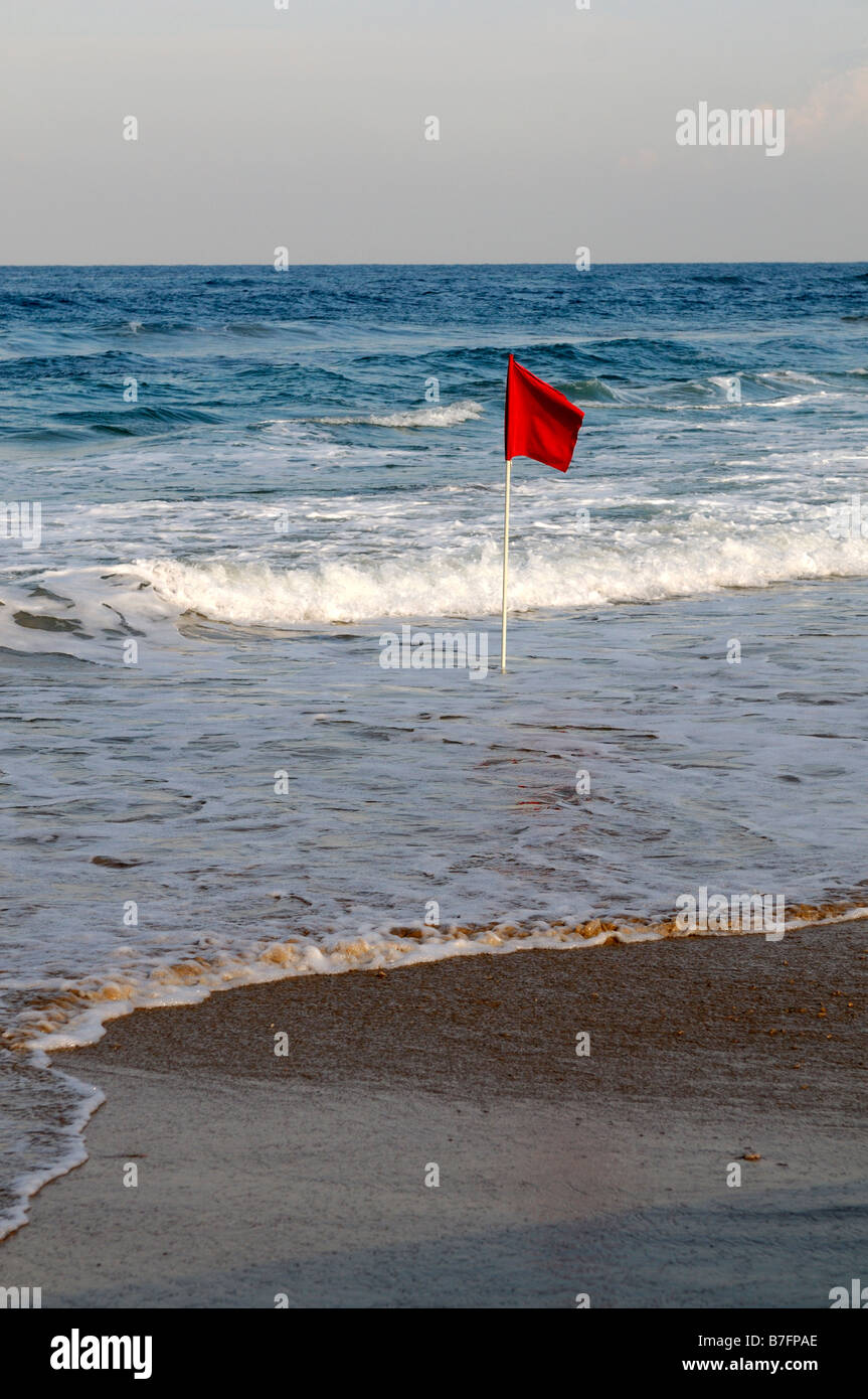 red flag on the beach danger swim safety Herzliya Pituah tel aviv ...