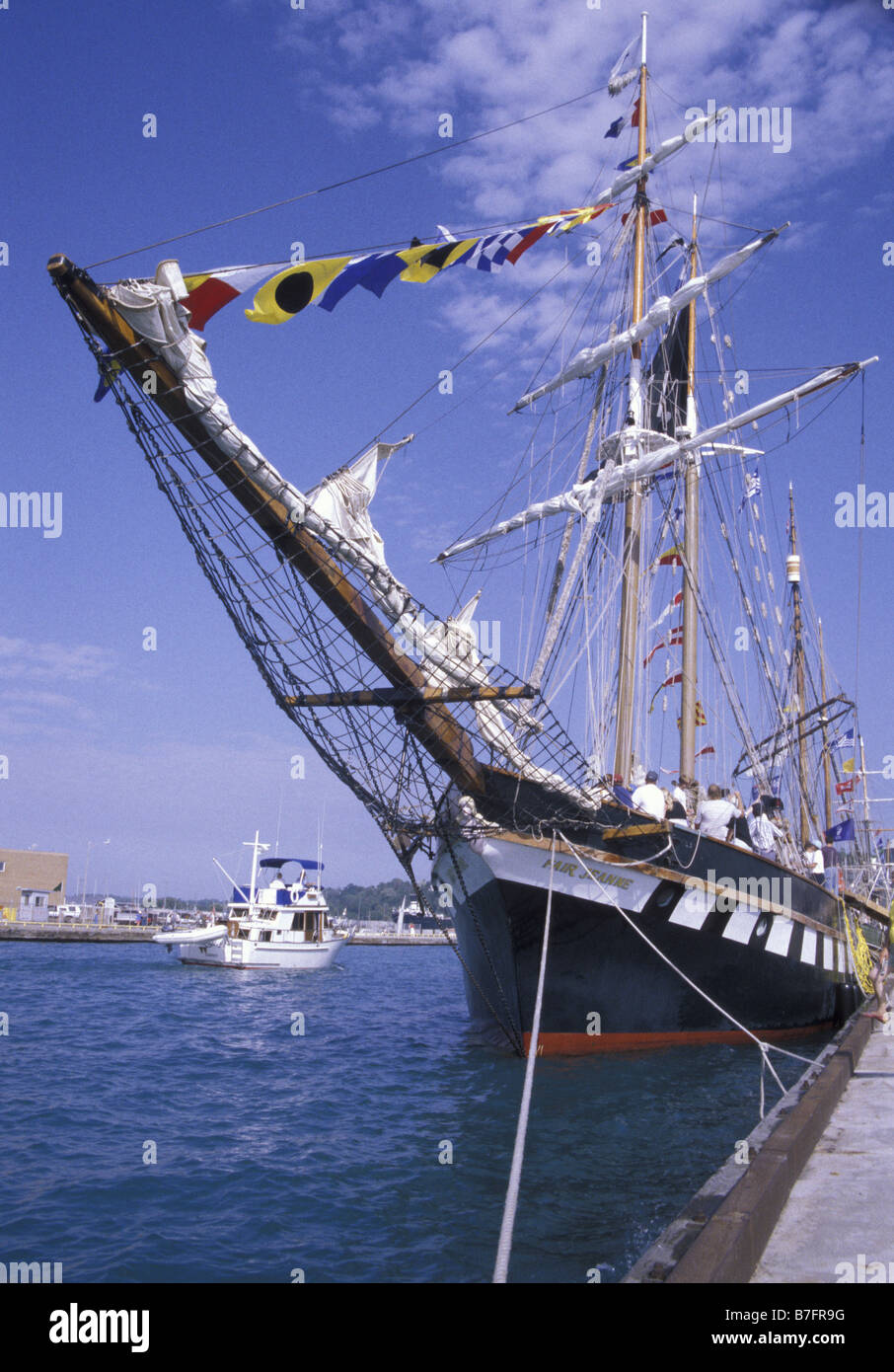Tall Ship at Dockside Sarnia Ontario Canada Stock Photo - Alamy
