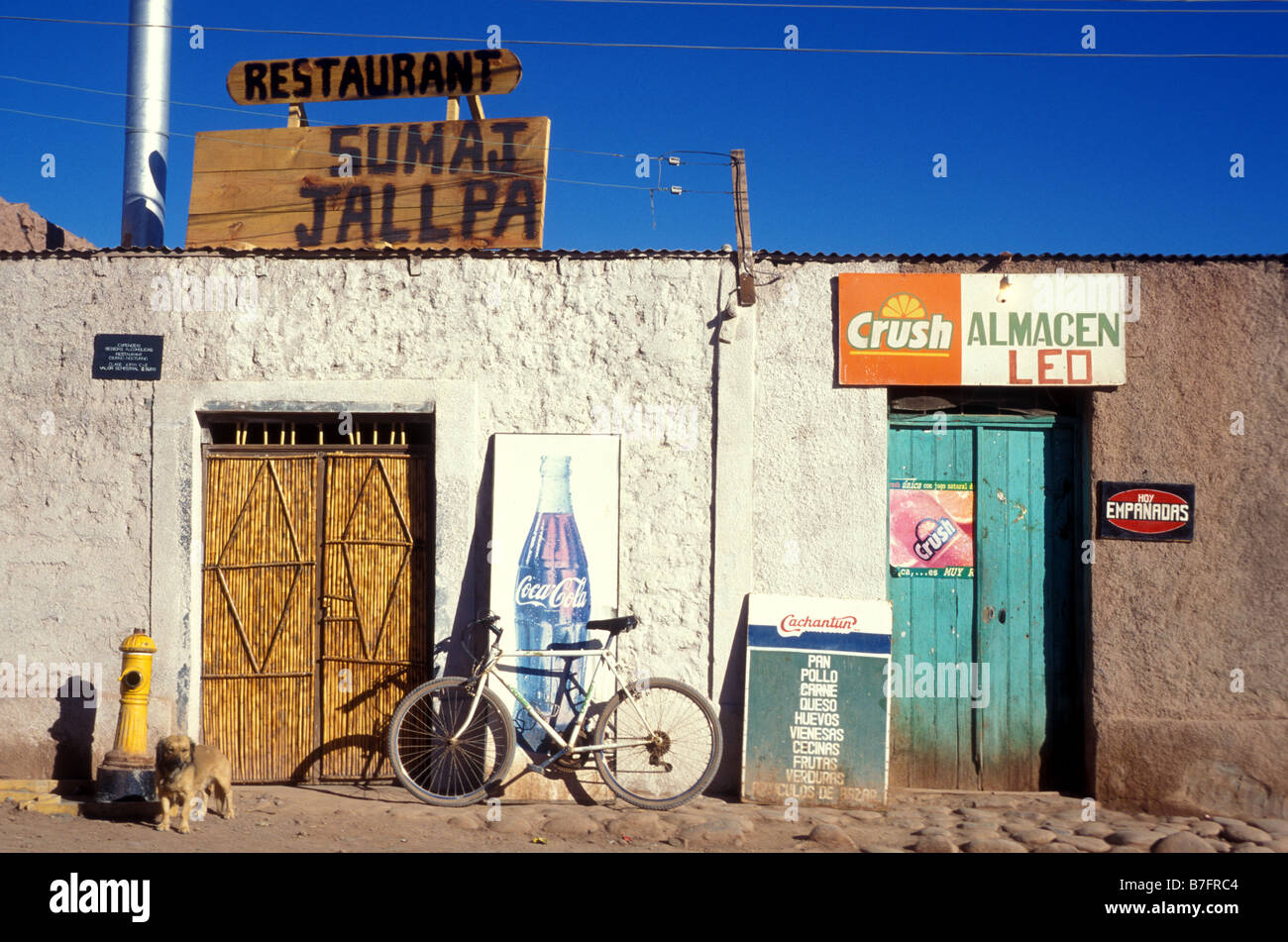 calama scene, atacama desert chile Stock Photo - Alamy