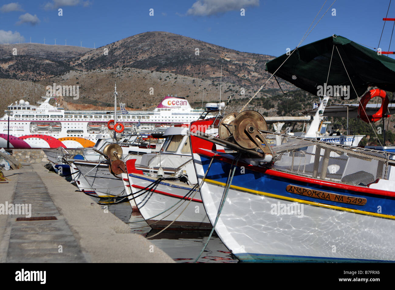 Argostoli harbour kefalonia greece hi-res stock photography and images ...