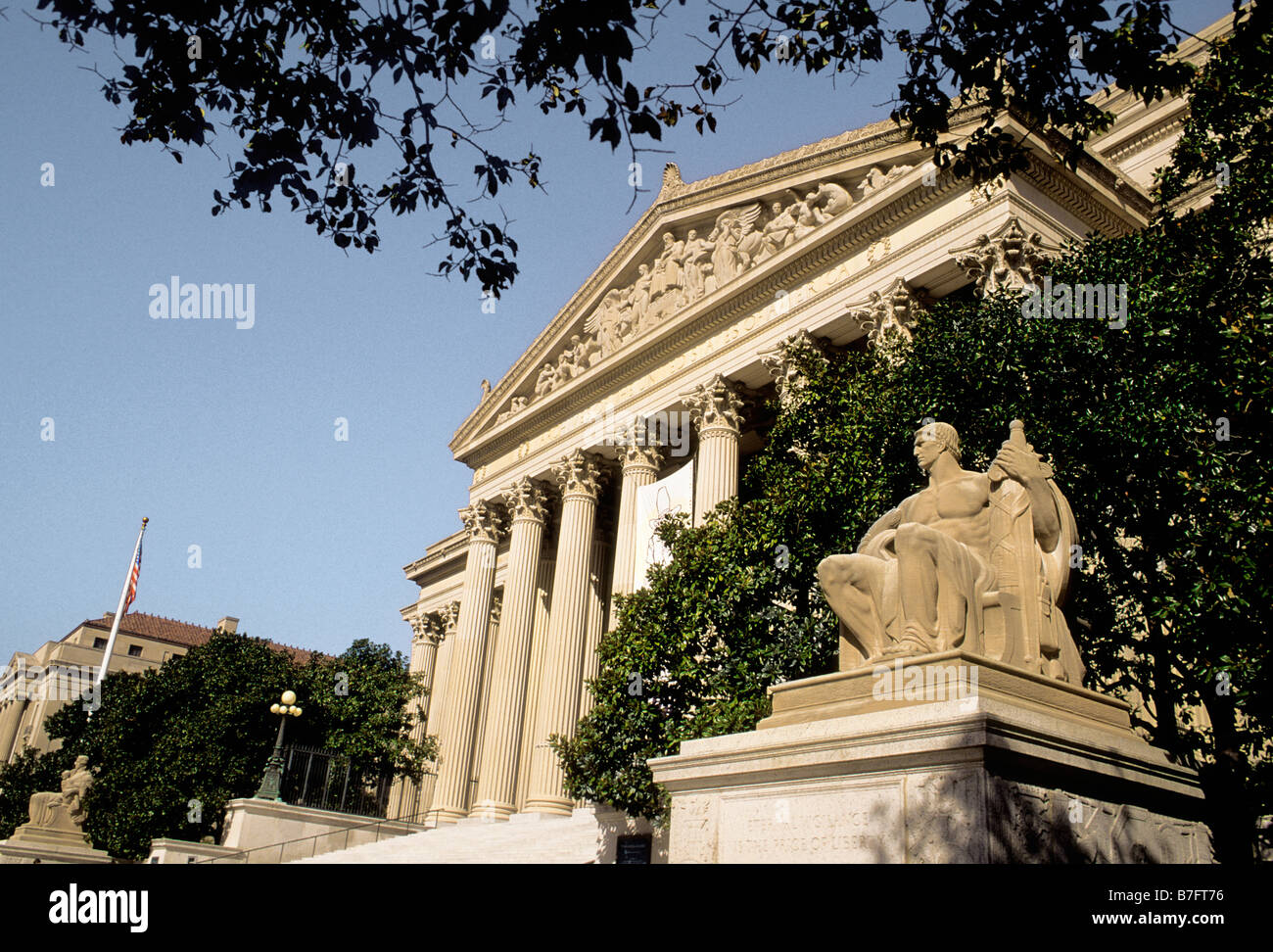 USA Washington DC The National Archives Museum where the Declaration of ...