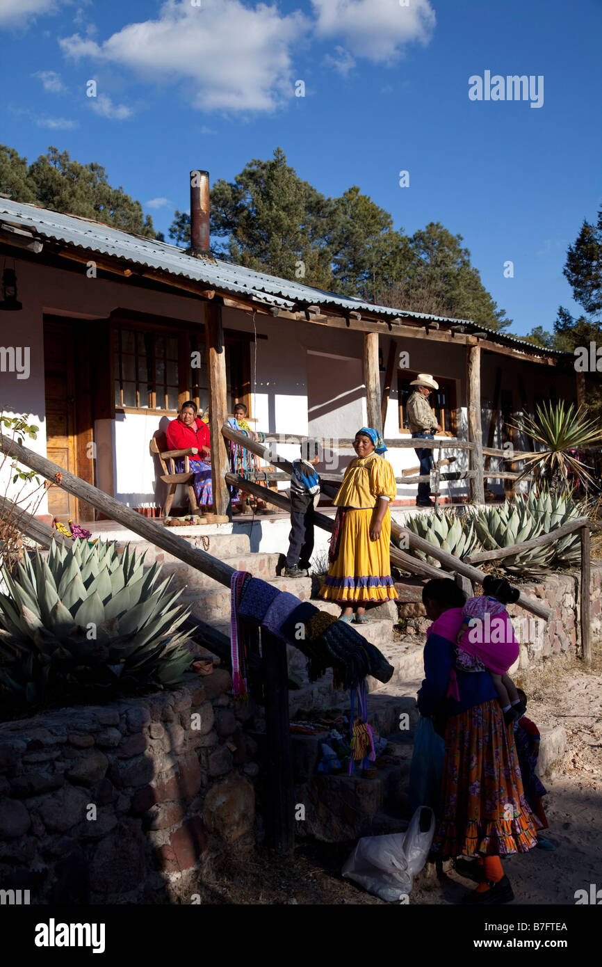 Sierra Madre Hiking Ranch Copper Canyon Chihuahua Mexico Stock Photo ...