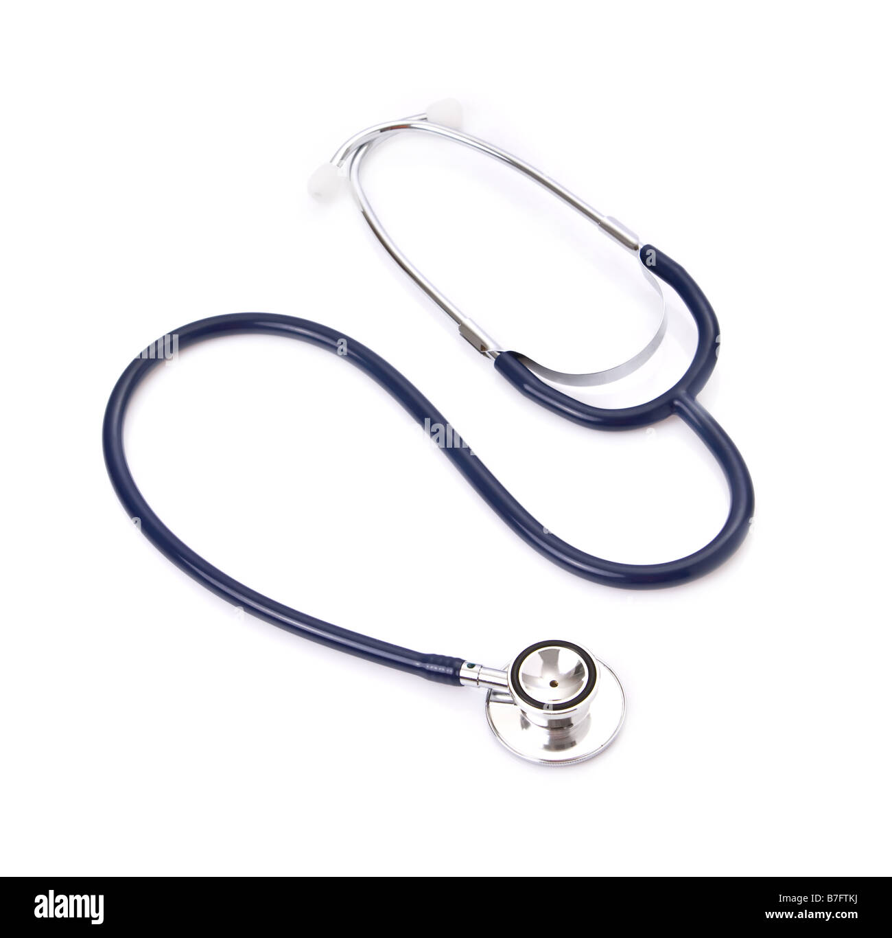 Blue professional stethoscope isolated on white background Stock Photo ...