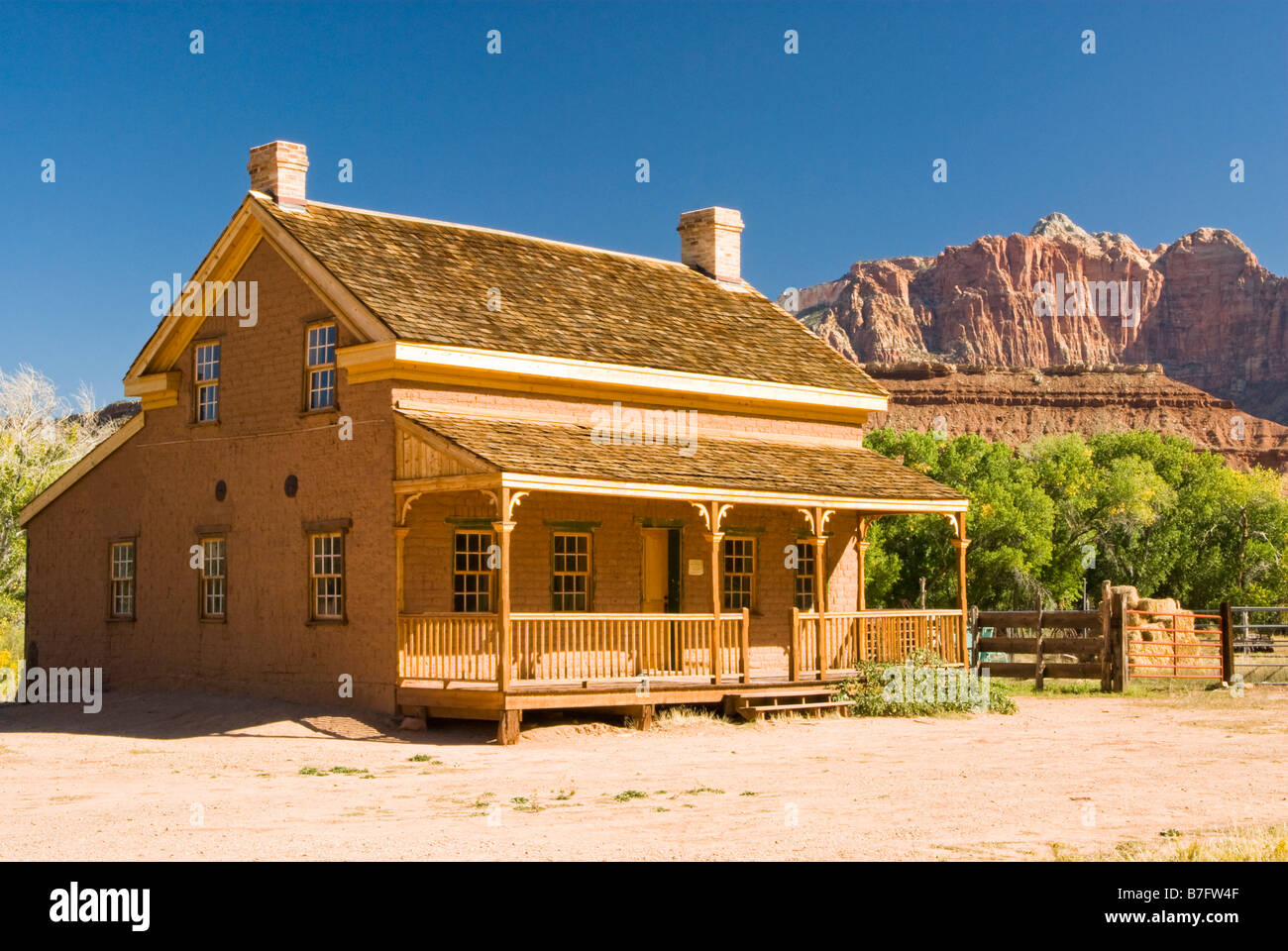 historic ghost town of Grafton Utah Stock Photo - Alamy