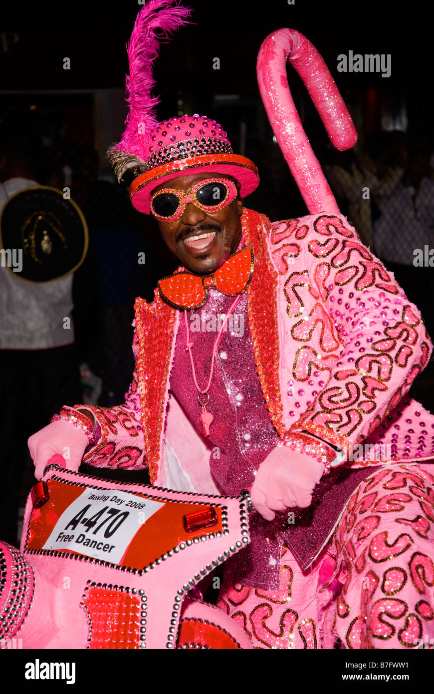 Pink Panther Junkanoo Boxing Day Parade Nassau Bahamas Stock Photo - Alamy