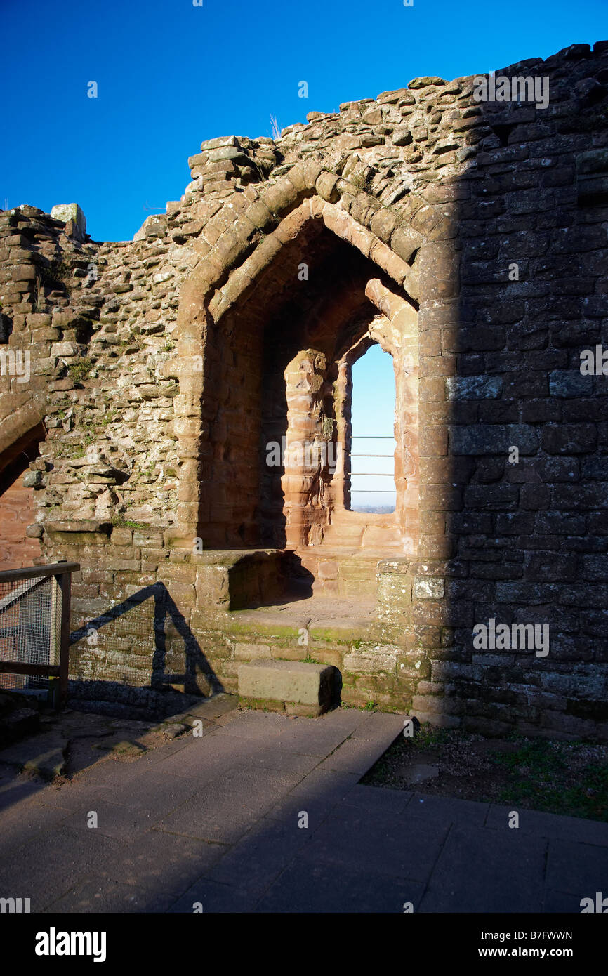 Goodrich Castle, Herefordshire, England, UK Stock Photo - Alamy