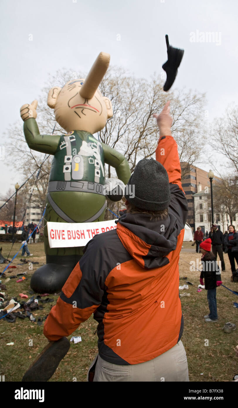 George Bush Effigy