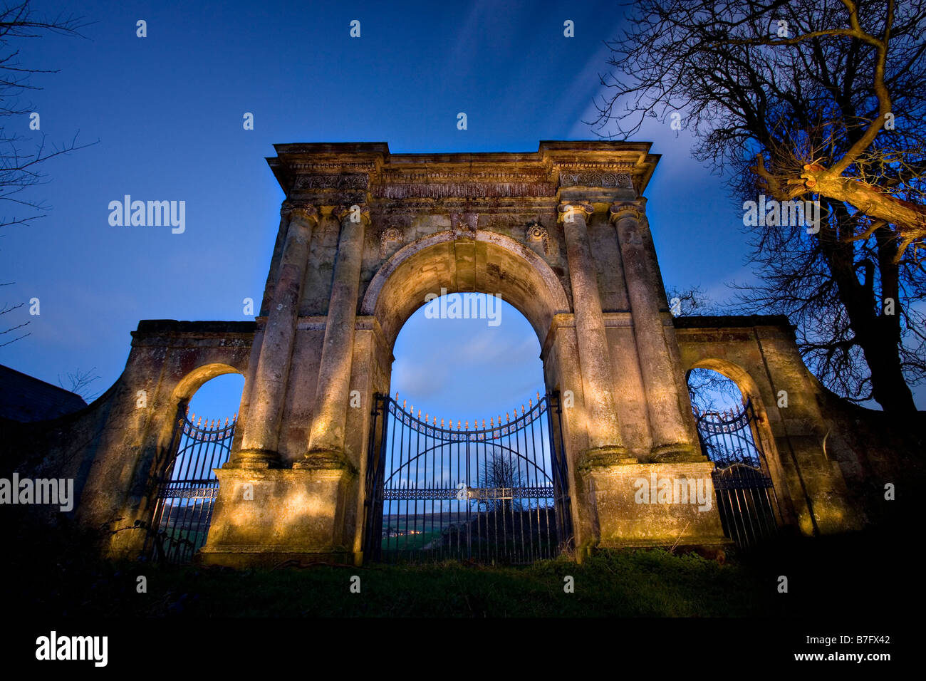 Freemantle Gate, Isle of Wight Stock Photo - Alamy