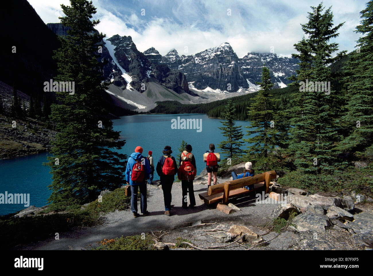 Moraine Lake, Banff National Park, Canadian Rockies, Alberta, Canada - Valley of the Ten Peaks ...