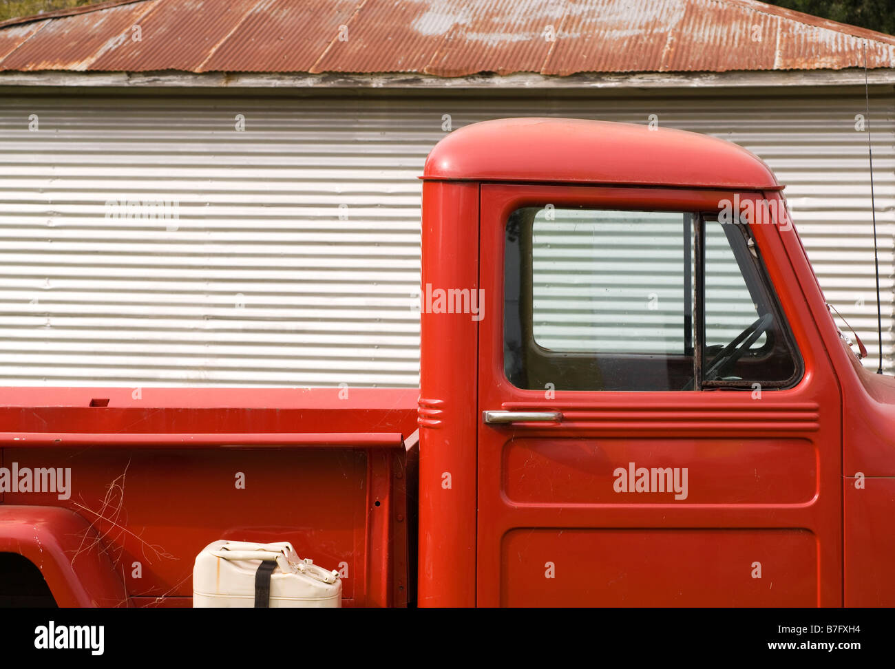 Route 66 Red Truck High Resolution Stock Photography and Images - Alamy