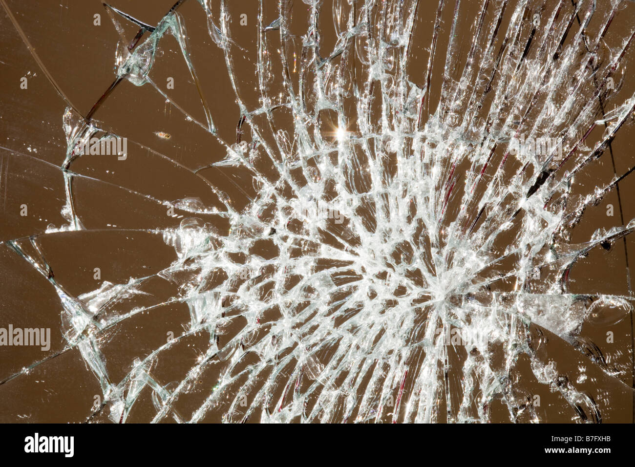 A shattered mirror Stock Photo - Alamy
