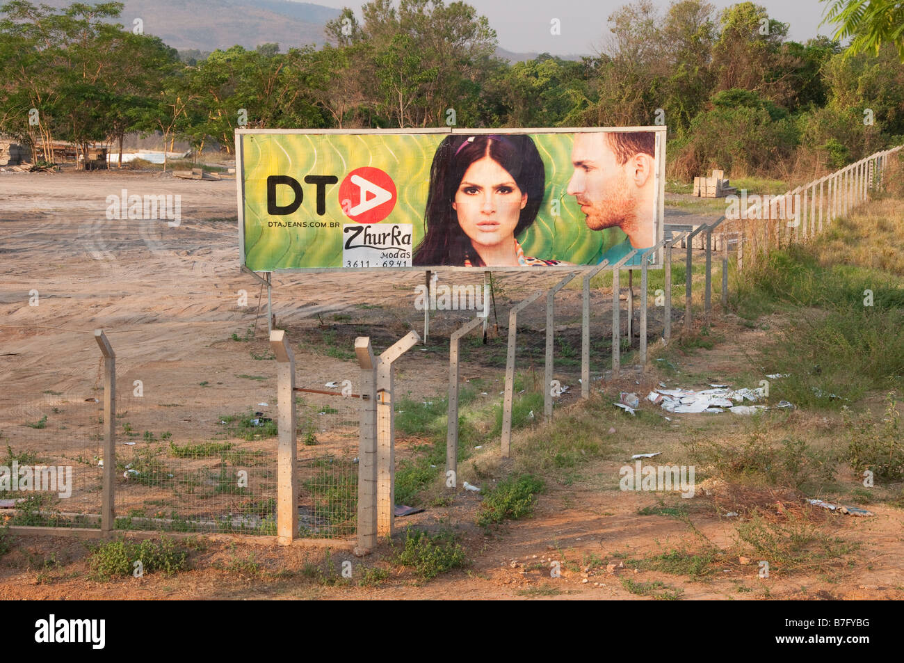 Mobile phone company advertising board Stock Photo - Alamy