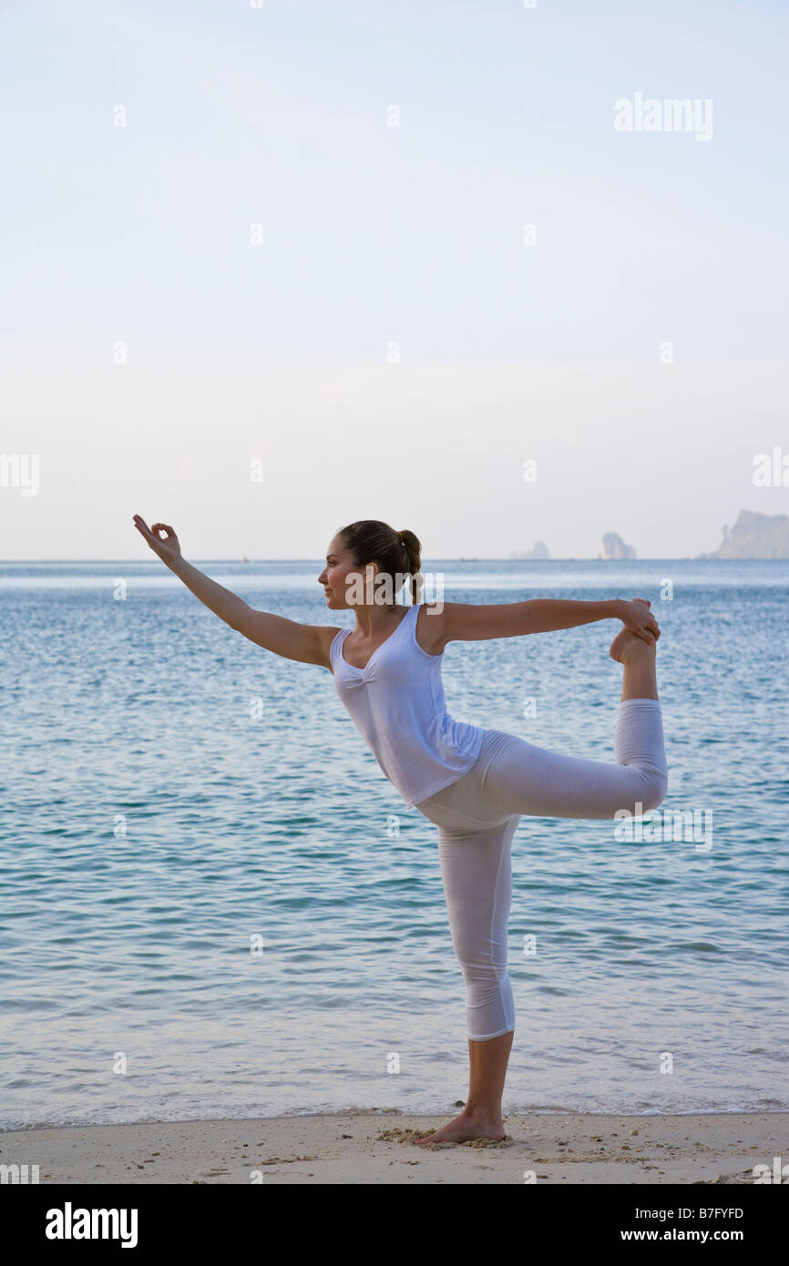 Yoga, Beach, Health, Wellbeing, Lifestyle, Excersise, Balance, Meditate ...