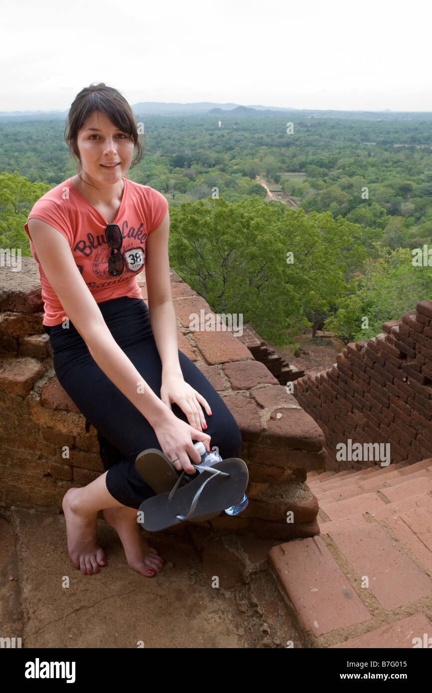 A tourist in Matale District, Sri Lanka Stock Photo - Alamy