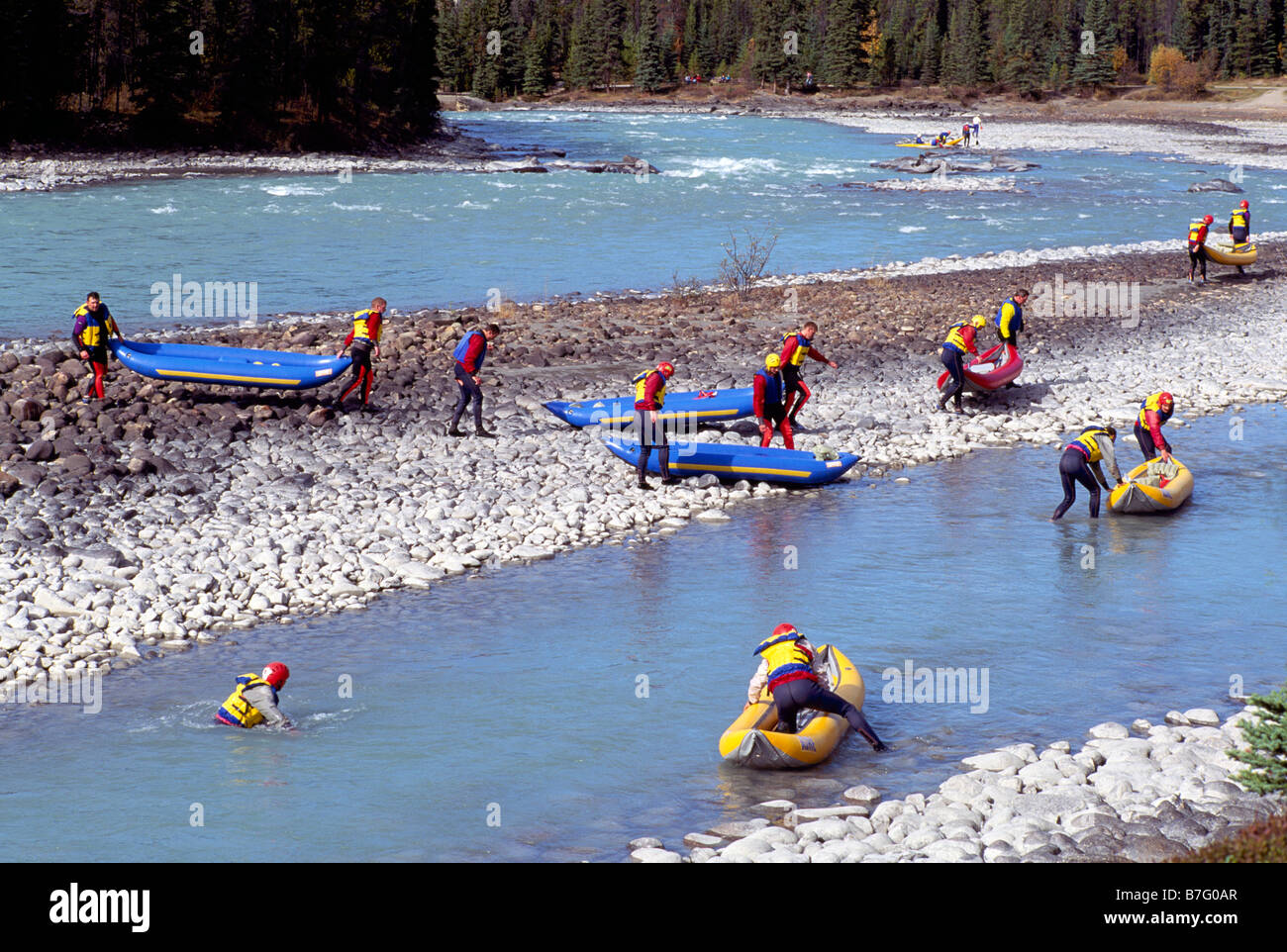 Jasper raft tours hi-res stock photography and images - Alamy