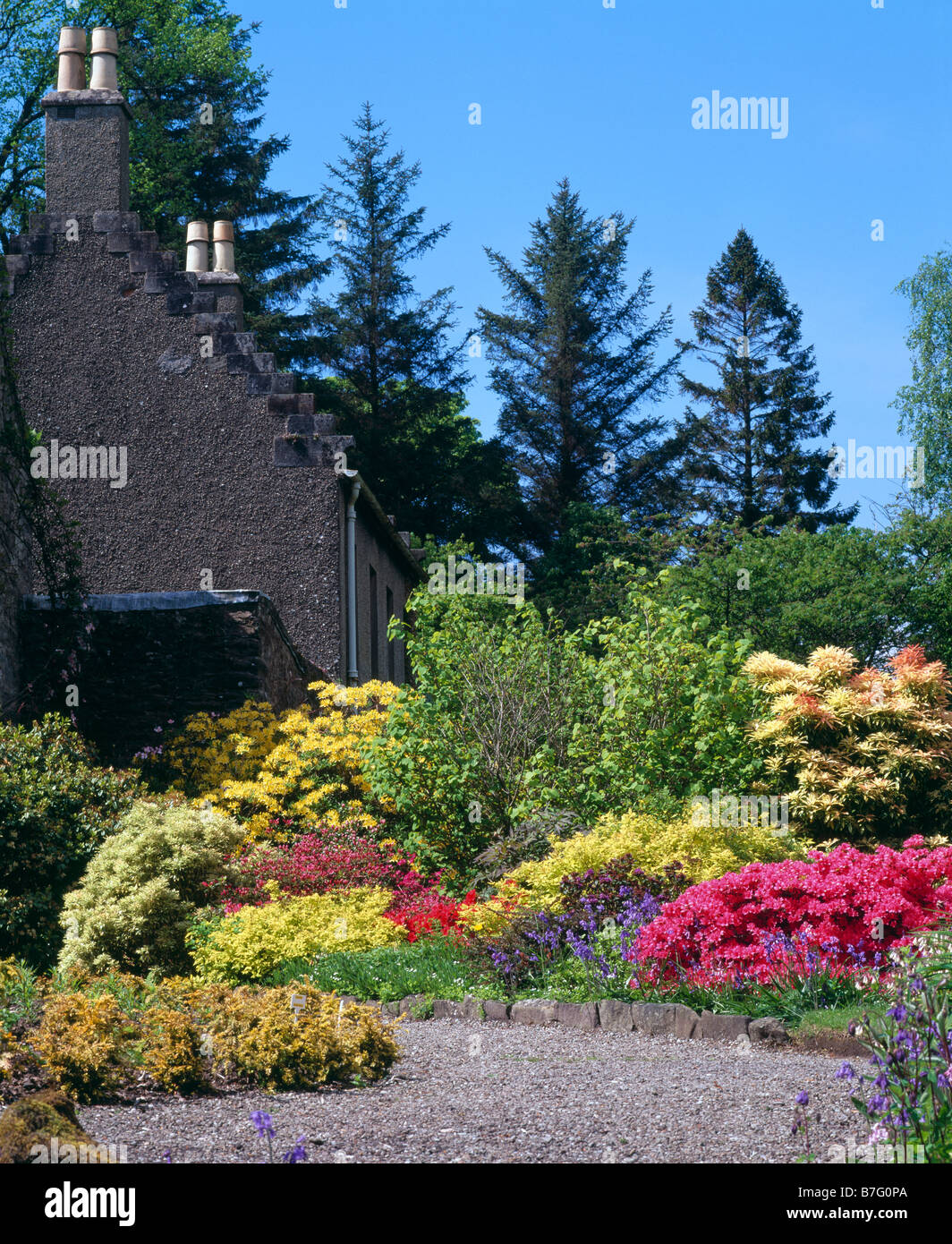 Geilston garden scotland hi-res stock photography and images - Alamy