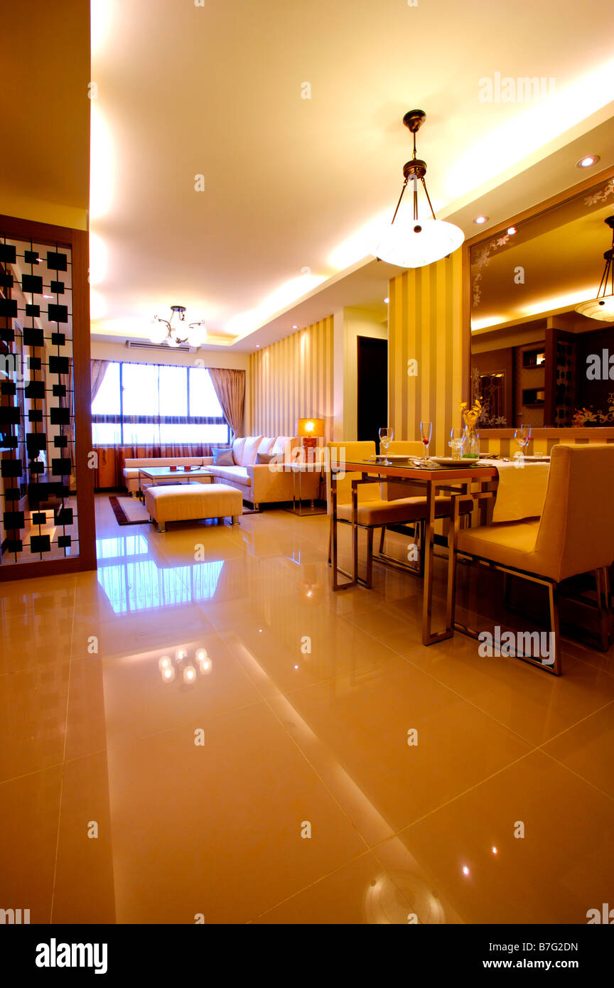 Home interior and furnitures of modern style Stock Photo - Alamy