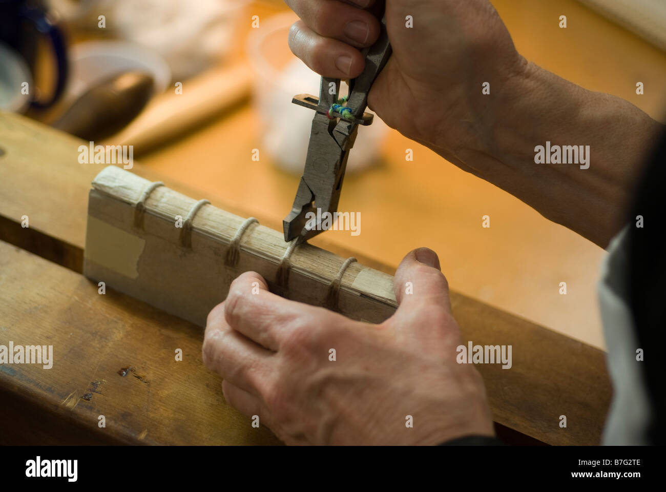 Book binding hi-res stock photography and images - Alamy