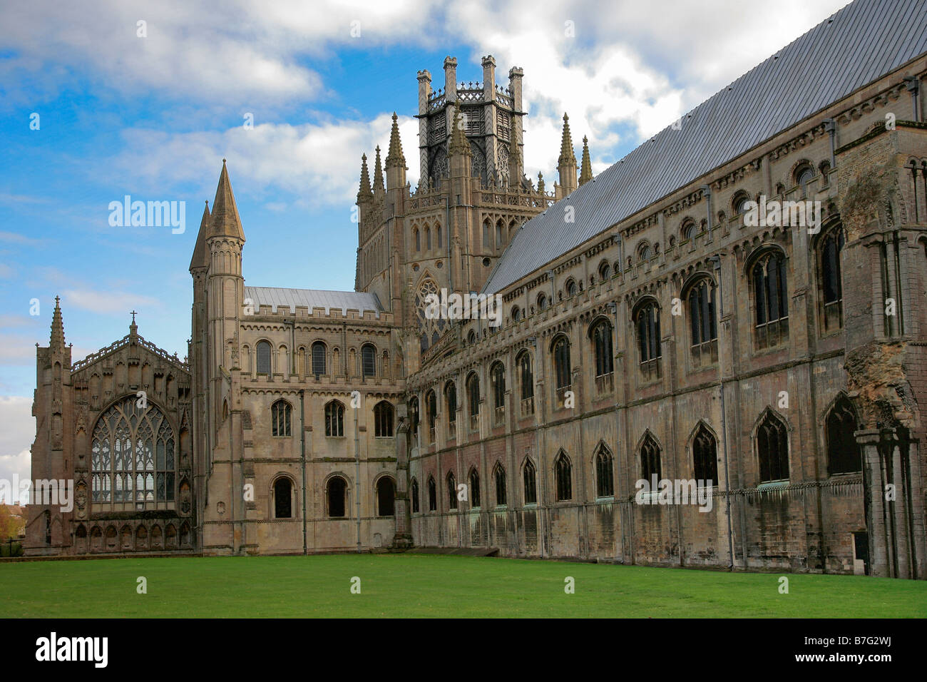 North Elevation of the Ship of the Fens Ely Cathedral Ely City ...