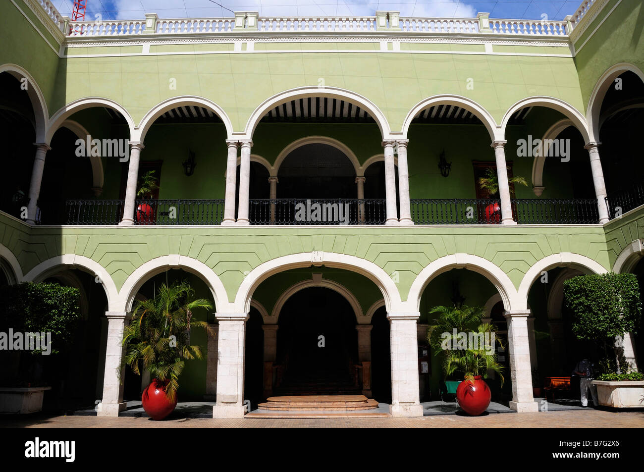 Palacio de Gobierno courtyard, Merida Stock Photo - Alamy