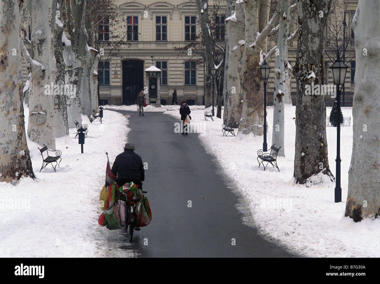 Croatia zagreb snow hi-res stock photography and images - Alamy