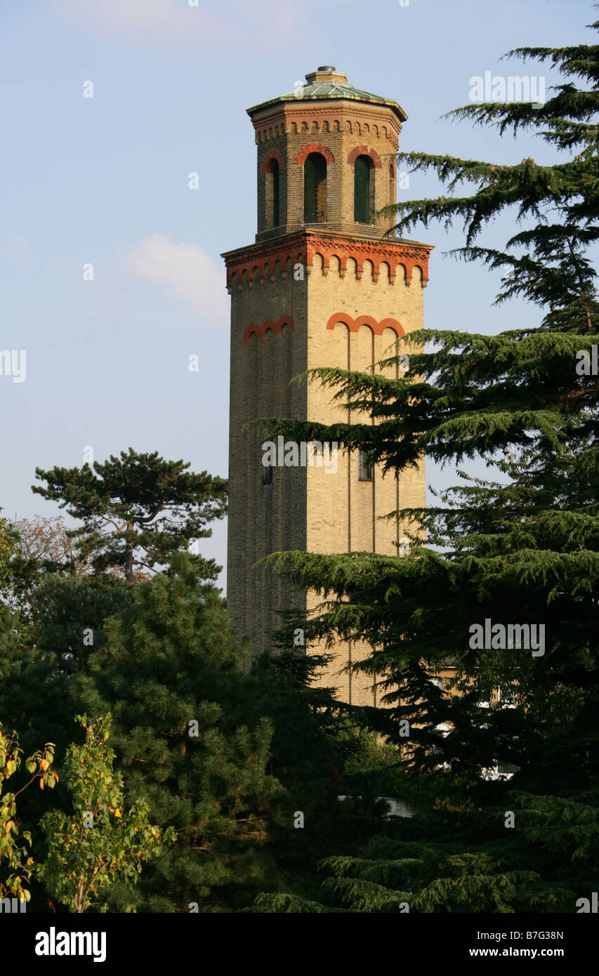 The Italianate Campanile or Water Tower at Kew Gardens Kew, West London ...