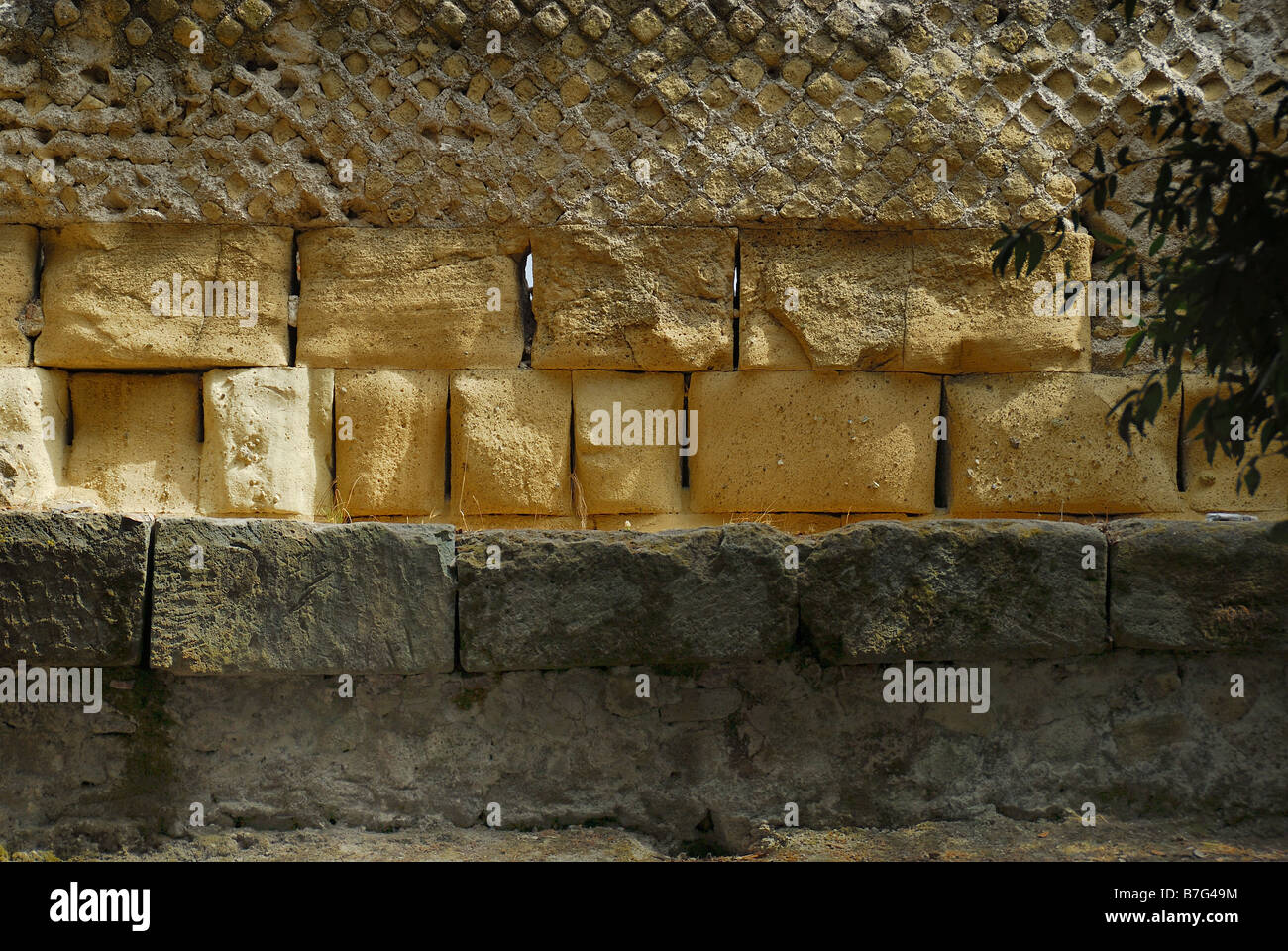 Italy,Campania,Campi Flegrei,the ruins of the acropolis of Cuma Stock ...
