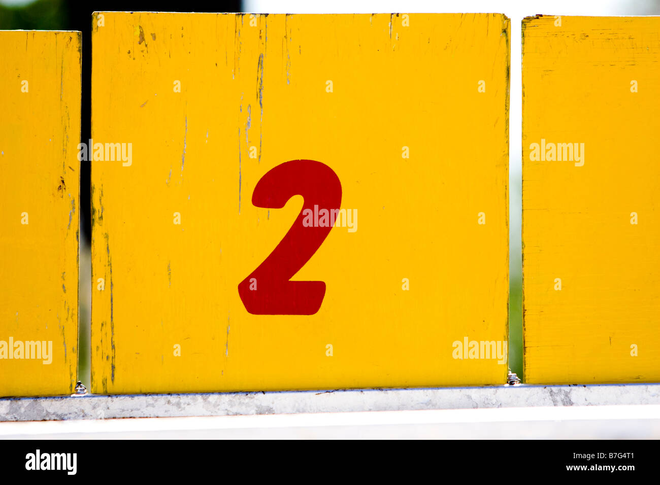 Yellow color number hi-res stock photography and images - Alamy