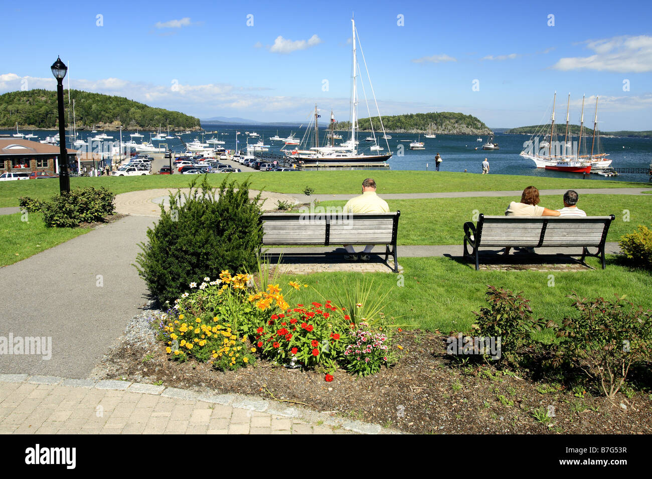 Bar harbor maine and boats hi-res stock photography and images - Alamy