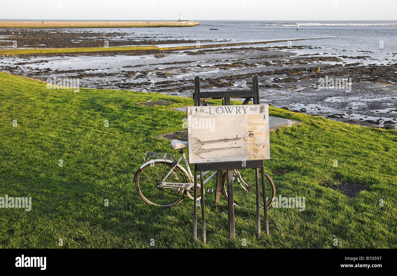 The lowry trail. Berwick Upon tweed Stock Photo - Alamy