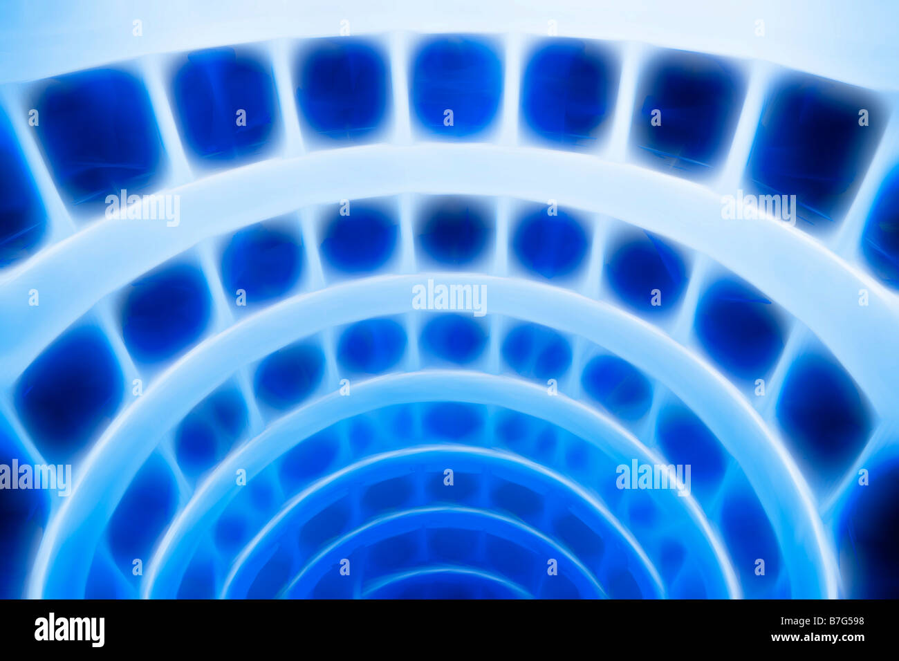 Blue abstraction made by blurred fractals Stock Photo - Alamy