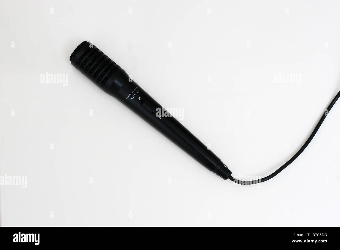 Internet Microphone on white background Stock Photo - Alamy