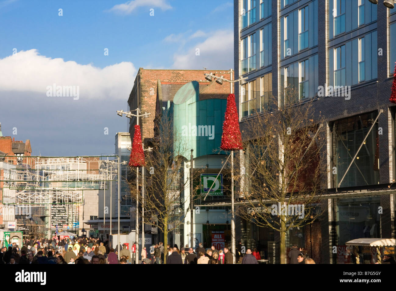 Whitechapel from Liverpool 1, Liverpool, England, Winter 2009 Stock ...